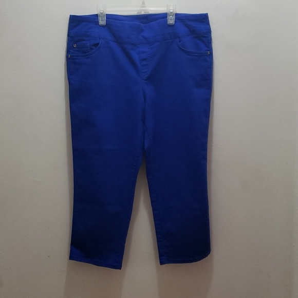 Pants & Jumpsuits | Royal Blue Capri Pants | Poshmark